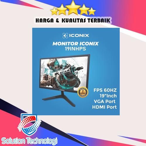 Jual MONITOR ICONIX LED 19" - Monitor LED WARANTY 1THN ( ADA DOT PIXEL ) - Kota Surabaya ...