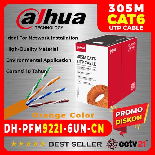 Jual Kabel DAHUA CAT6 LAN Data UTP IP CAT 6 DH-PFM922I-6UN-CN 305M Orange - Jakarta Pusat ...