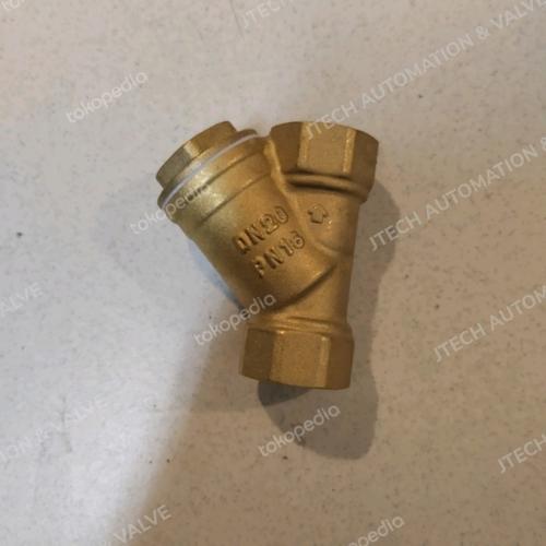 Jual y strainer pn16 kuningan drat 1" inch - Jakarta Barat - JTECH ...