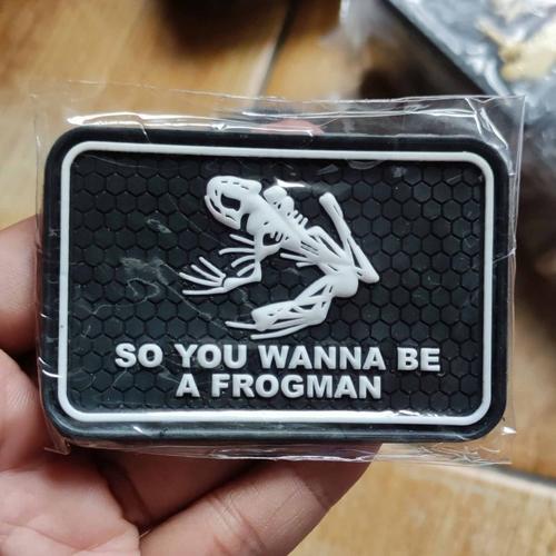 Jual Rubber Patch Logo Emblem Patch Rubber Tactical Emblem - FROGMAN ...