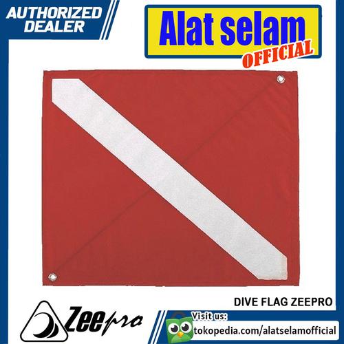 Jual Dive Flag Nylon Diving Zeepro Bendera Selam Scuba Tanda Diving ...