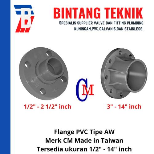 Jual Flange 4" inch PVC AW Merk CM Taiwan - Jakarta Barat - Alat ...