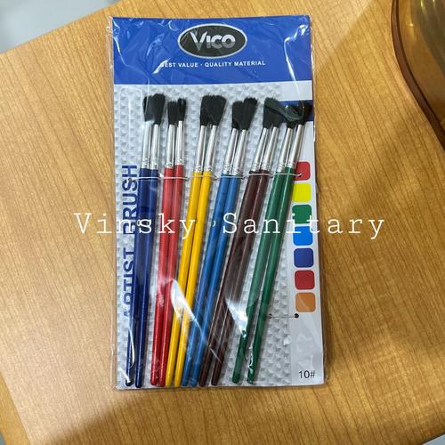 Jual Kuas Lukis Warna No 10 / Koas Lukis / Kuas Cat Air / Artist Brush ...
