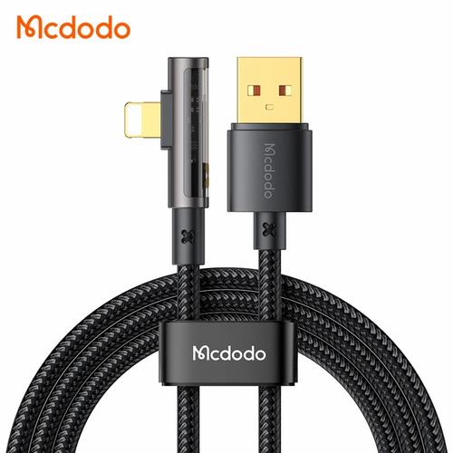 Jual Mcdodo Lightning iPhone Elbow Transparent Data Cable Kabel Data 3A ...