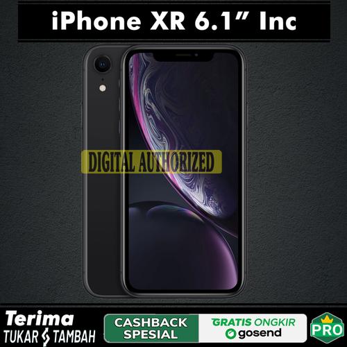 Jual Apple iPhone XR 64GB | 128GB | 256GB | IBOX Garansi Resmi Indonesia - Black, 128GB ...