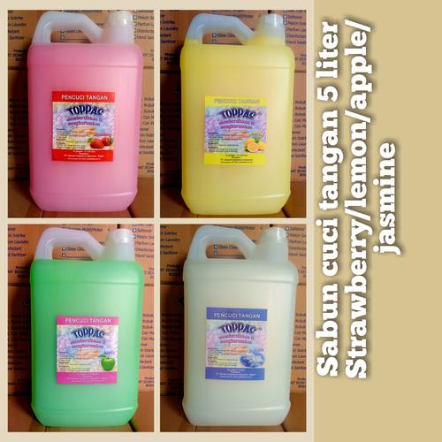 Jual Sabun Cuci Tangan 5 liter / Hand Soap Merk Toppas - strawberry ...