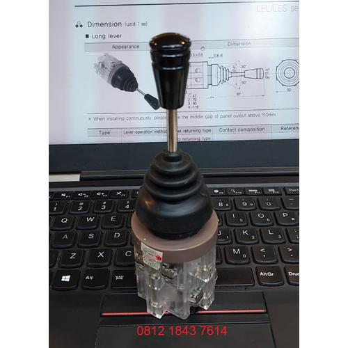 Jual Hanyoung Joystick LEL-04-2 Lock (manual return) 1P 4 Posisi 3A ...