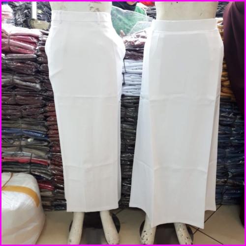 Jual Rok Span Dan Rok A Karet Putih Seragam Kerja Perawat Bidan Rumah ...