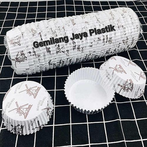 Jual Cup Roti Motif Kincir Angin 8cm Isi 200 pcs/Paper Cup Case / Kap ...