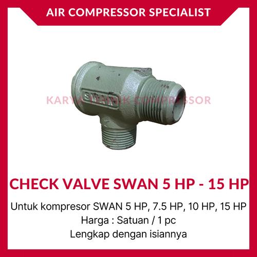 Jual Check Valve Kompresor Udara SWAN 5 HP 7.5 HP 10 HP 15 HP - Kota ...
