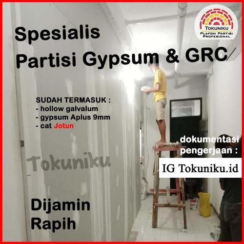 Jual 1 sisi Partisi Gypsum GRC Sekat Dinding Gypsum GRC volume 51 ...