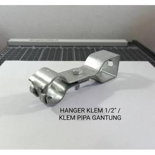 Jual Klem Pipa 1/2 Klem Gantung Pipa pvc Hanger Clamp 1/2 inch TEBAL ...