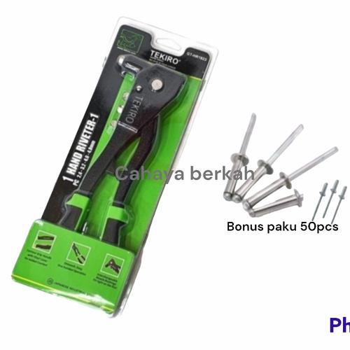 Jual Tang Rivet Tekiro/Hand Riveter Tekiro bonus paku 50pcs - tekiro ...