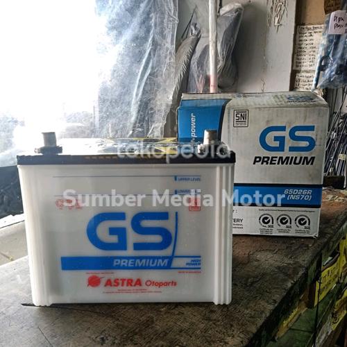 Jual Aki Accu Basah Mobil GS Premium Astra NS70 65D26R 12V-65AH ...