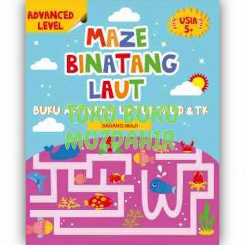 Jual Buku Anak Maze Binatang Laut, Buku Aktivitas untuk PAUD dan TK ...