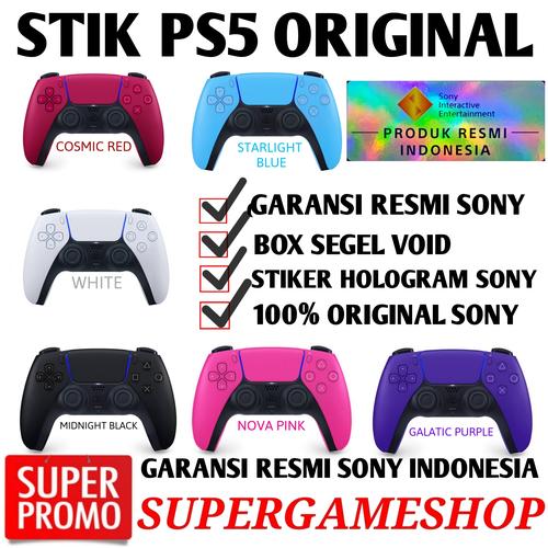 Promo Stik PS5 Dualsense Original Sony Wireless Controllrer - Midnight ...
