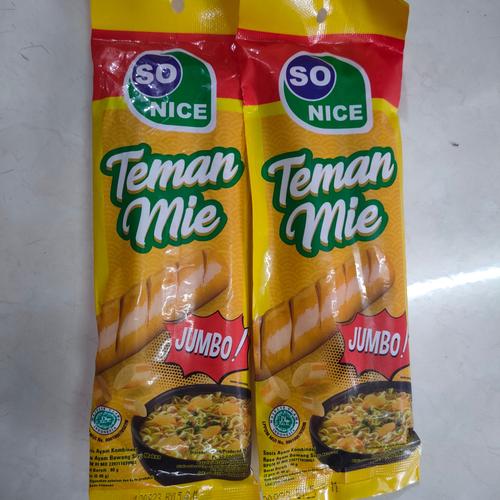 Jual SO NICE teman mie Jumbo sosis siap makan 80 gram isi 2 stick ...