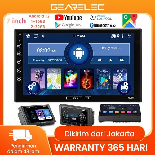 Promo Gearelec Head Unit 9 Inch Headunit Android 12 Universal Skeleton