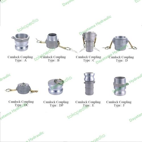 Jual CAMLOCK 1. 1/2" INCH ALUMINIUM/CAMLOCK 150 TYPE A B C D E F DC DP ...