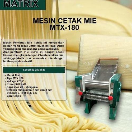Jual MESIN GILINGAN MIE MTX-180 MATRIX PUSAT TEKNIK ID - Kota Tangerang ...