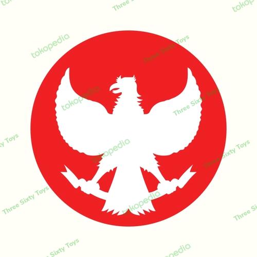 Jual Cutting Sticker Stiker Garuda Indonesia Merah Putih Logo Vinyl ...