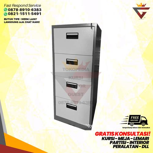 Jual Filing Cabinet 4 Pintu Drawer Susun Lemari Besi Arsip 4 Laci SD ...