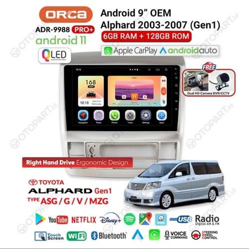 Jual Head unit android oem toyota Alphard thn 2003-07 Gen1 - Jakarta Pusat - Pratama audio one ...