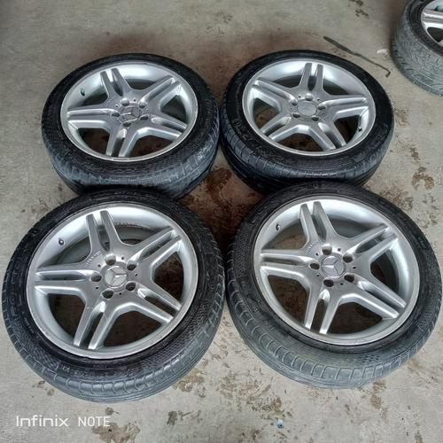 Jual paket velg dan ban bekas OEM mercy ring 18 lebar 8 baut 5x112 ...