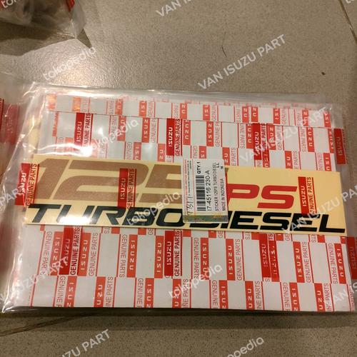 Jual STIKER SETIKER DECAL STICKER ISUZU NMR 125 PS TURBODIESEL ORIGINAL ...