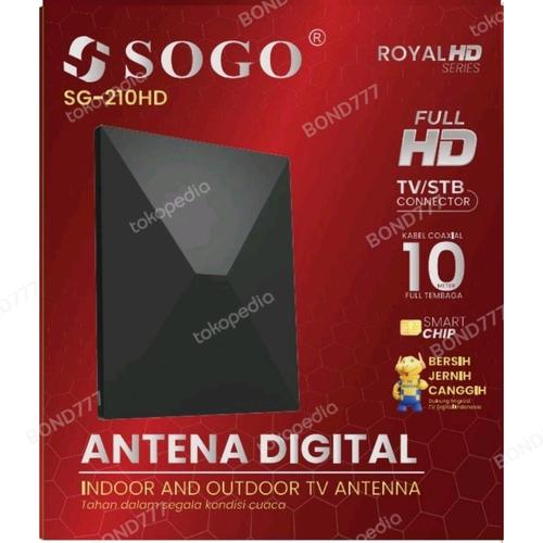 Jual Sogo Antena Tv Digital Full HD 2in1 indoor outdoor SG-210HD Kabel 10m - Kota Surabaya - Ko ...