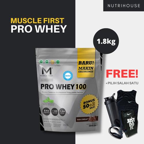 Jual M1 PRO WHEY 100 4LB 4 LB MUSCLE FIRST 1,8kg Prowhey Whey Protein ...