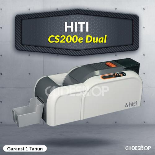 Jual ID CARD PRINTER HITI CS200e DUAL SIDE CETAK KARTU PVC DUA SISI ...