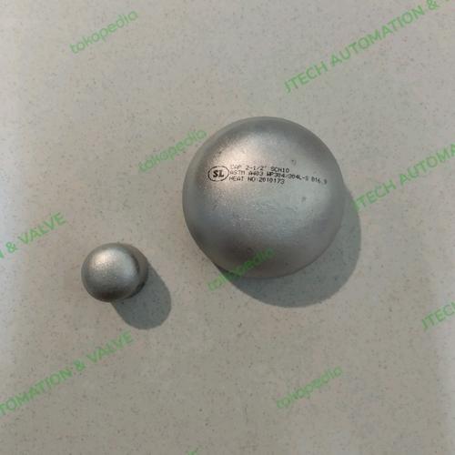 Jual dop / solid end cap las stainless 304 sch 10 3 " inch DN 80 ...
