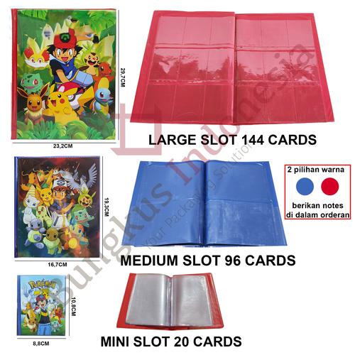 Jual Buku album kartu pokemon untuk 100pcs kartu pokemon / Koleksi kartu - Only 50 cards ...