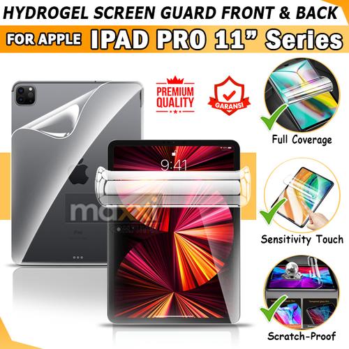 Jual iPad Pro 11 Inch M2 M1 Chip Hydro Gel Screen Body Protector Front ...