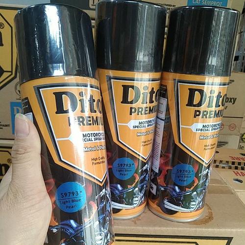 Jual Pilox Pilok Diton premium Light Blue Pearl 9793 biru glossy 400cc ...