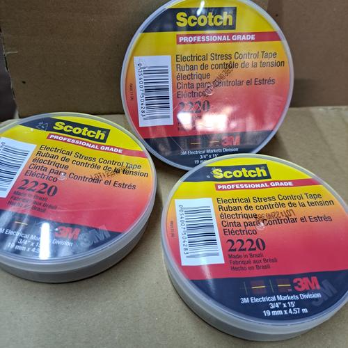 Jual 3M Scotch 2220 electrical stress Control Tape.19mm x 4.57m ...