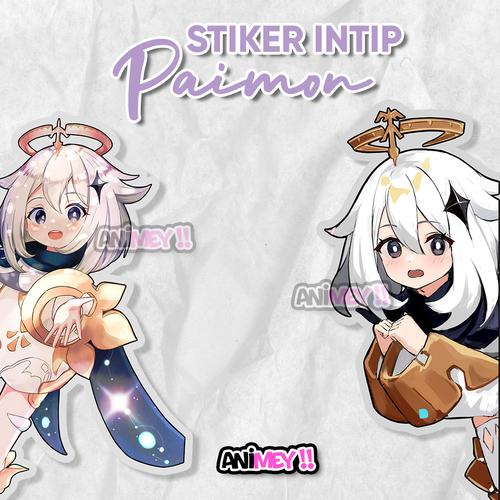 Jual Stiker Intip Samping Paimon Genshin Impact / stiker Anime ...