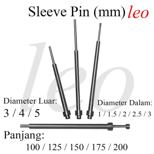 Jual Sleeve Pin 3mm/4mm/5mm 100/125/150/175/200 mm Ejector Sleeve Pin ...
