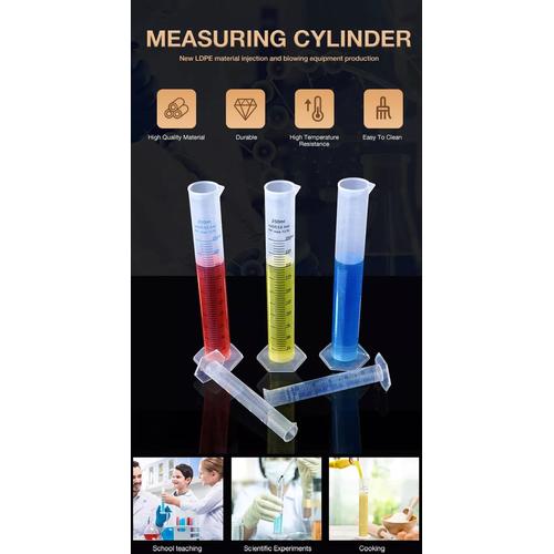 Jual Measuring Cylinder Gelas UKur Cairan Kimia Termometer Lab ...