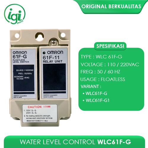 Promo WATER LEVEL CONTROL WLC 61F-G1 AP 1 TANK OMRON - Kota Surabaya ...