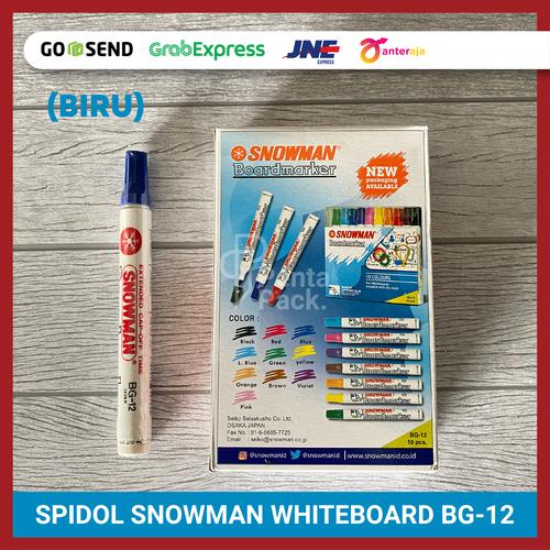 Jual Spidol White Board Snowman BG-12 / BG12 Papan Tulis Whiteboard ...