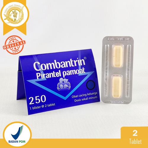 Jual COMBANTRIN TABLET 250 MG (1 BLISTER) / OBAT CACING - Kota Bandung ...