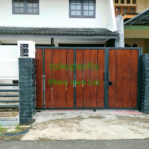 Jual pagar besi grc woodplank - Kota Bekasi - Rhiry Jaya Las | Tokopedia