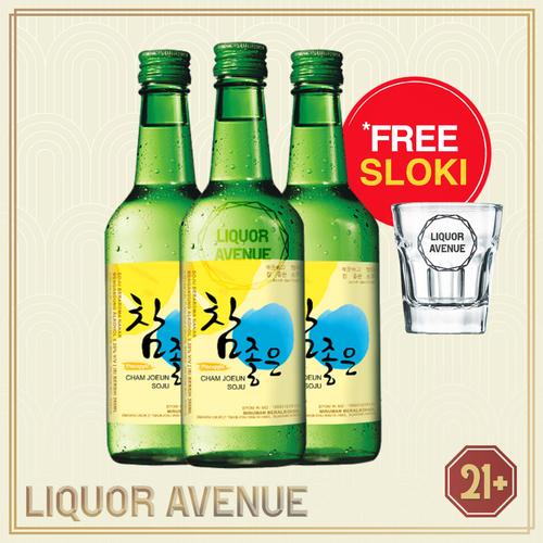 Jual CHAM JOEUN Pineapple Soju Nanas 360ml Bottle Package - 3 Botol ...