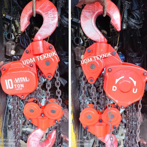 Jual CHAIN BLOK / TAKAL / TAKEL / KATROL 10 TON VITAL 2nd !! BERGARANSI ...