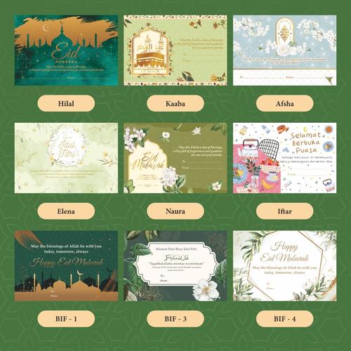 Jual Kartu ucapan card idul fitri lebaran ramadhan - Ketupat Feast ...