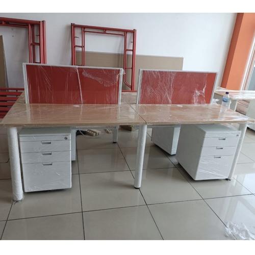 Jual Meja kantor partisi / meja workstation 120x60x75cm, bisa buat 4-6 ...
