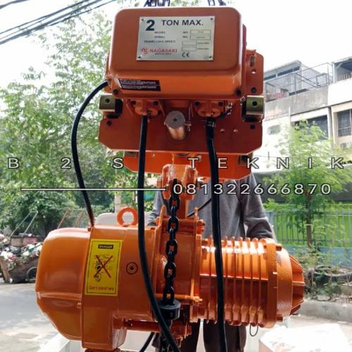 Jual electric hoist set trolley electric 2 ton katrol listrik NAGASAKI ...