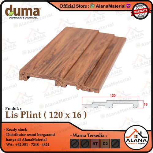 Jual CO List Plint ( 120 x 16 ) 3m WPC Duma Tipe ( plin / plint / merk ...